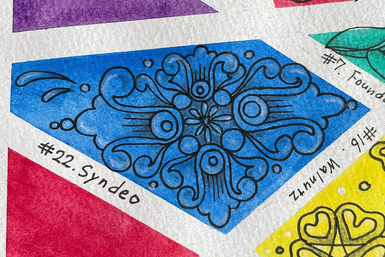 インクトーバー・タングルス（Inktober Tangles）2023 Day22・23・3・13 | M's Graffiti 〜ミミの楽描き帖〜